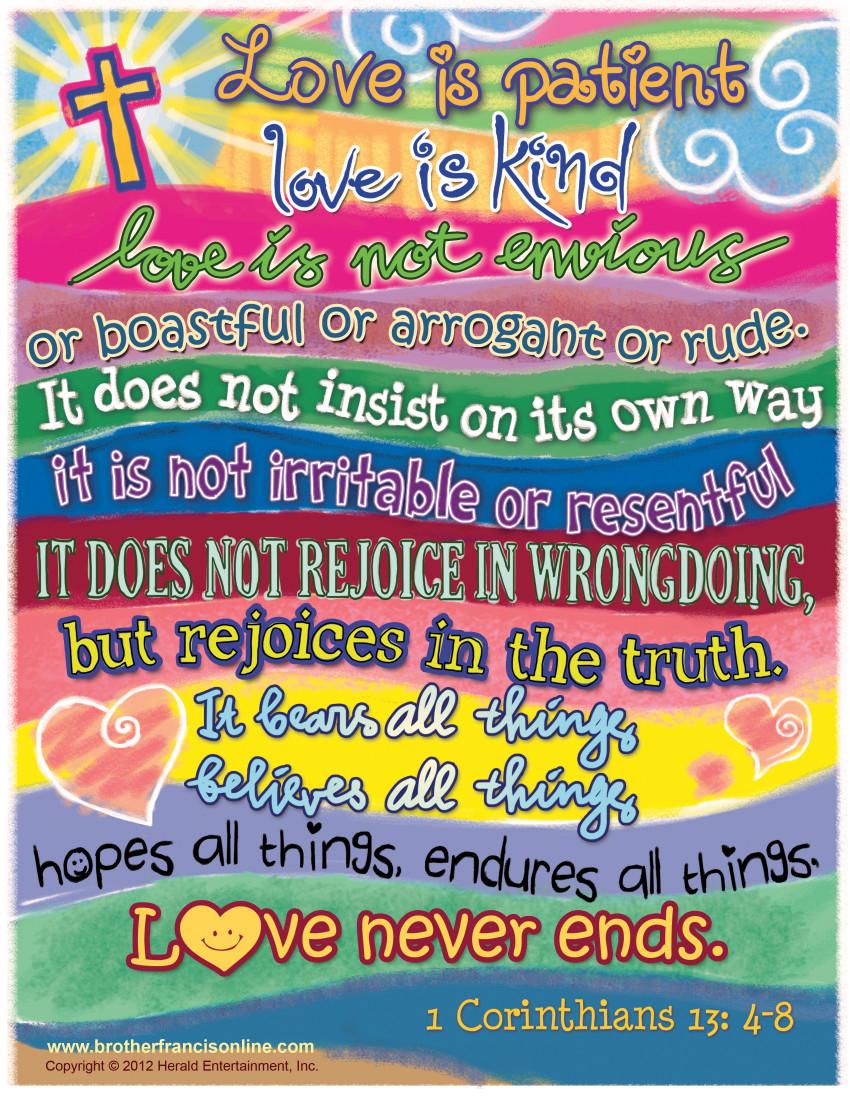 Love is patient - CatholicBrain.com