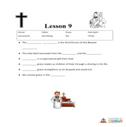 The Holy Spirit and Grace - Fill-in-the-Blanks - CatholicBrain.com