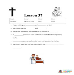 Prayer - Fill-in-the-Blanks - CatholicBrain.com