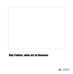 The Our Father - Activity Sheets - Grades 6-8 - CatholicBrain.com