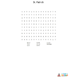 Saint Patrick Word Search - CatholicBrain.com