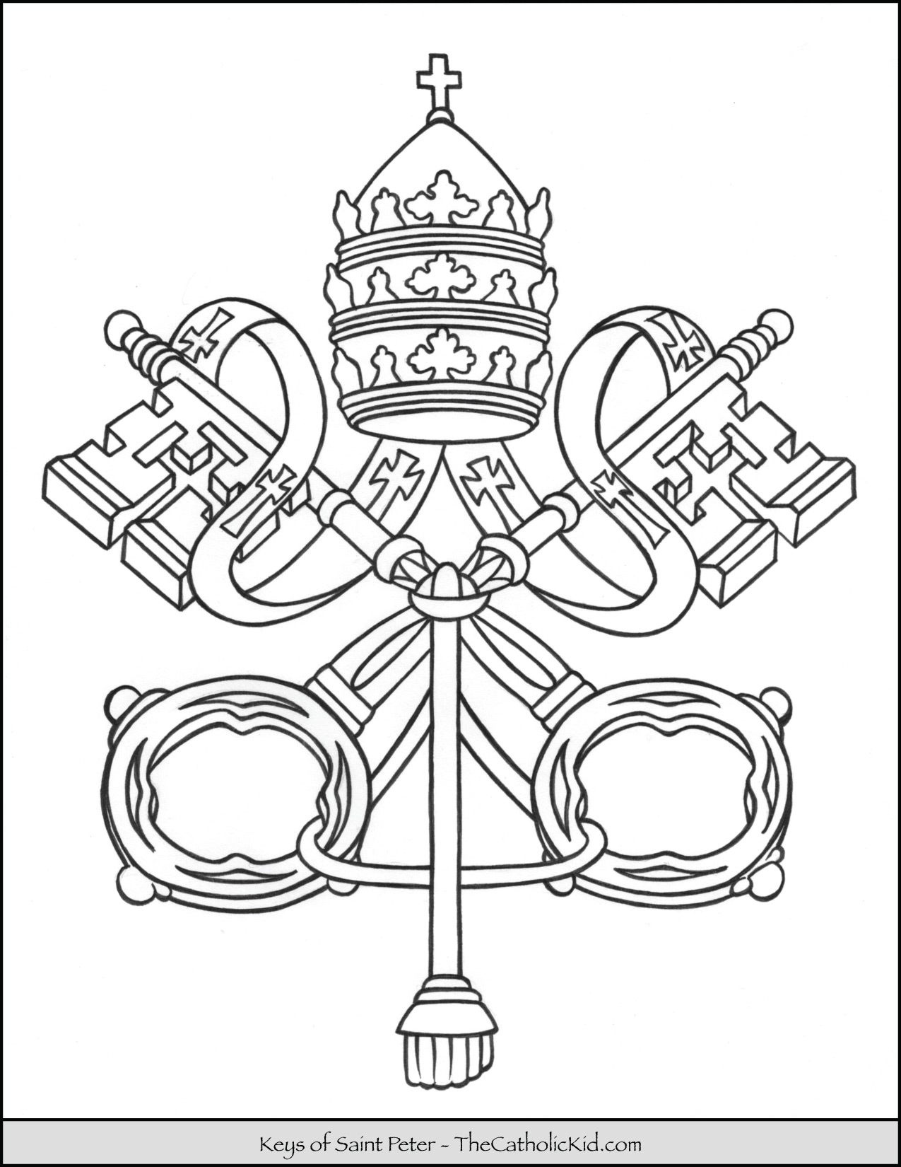 The Keys of St. Peter - CatholicBrain.com