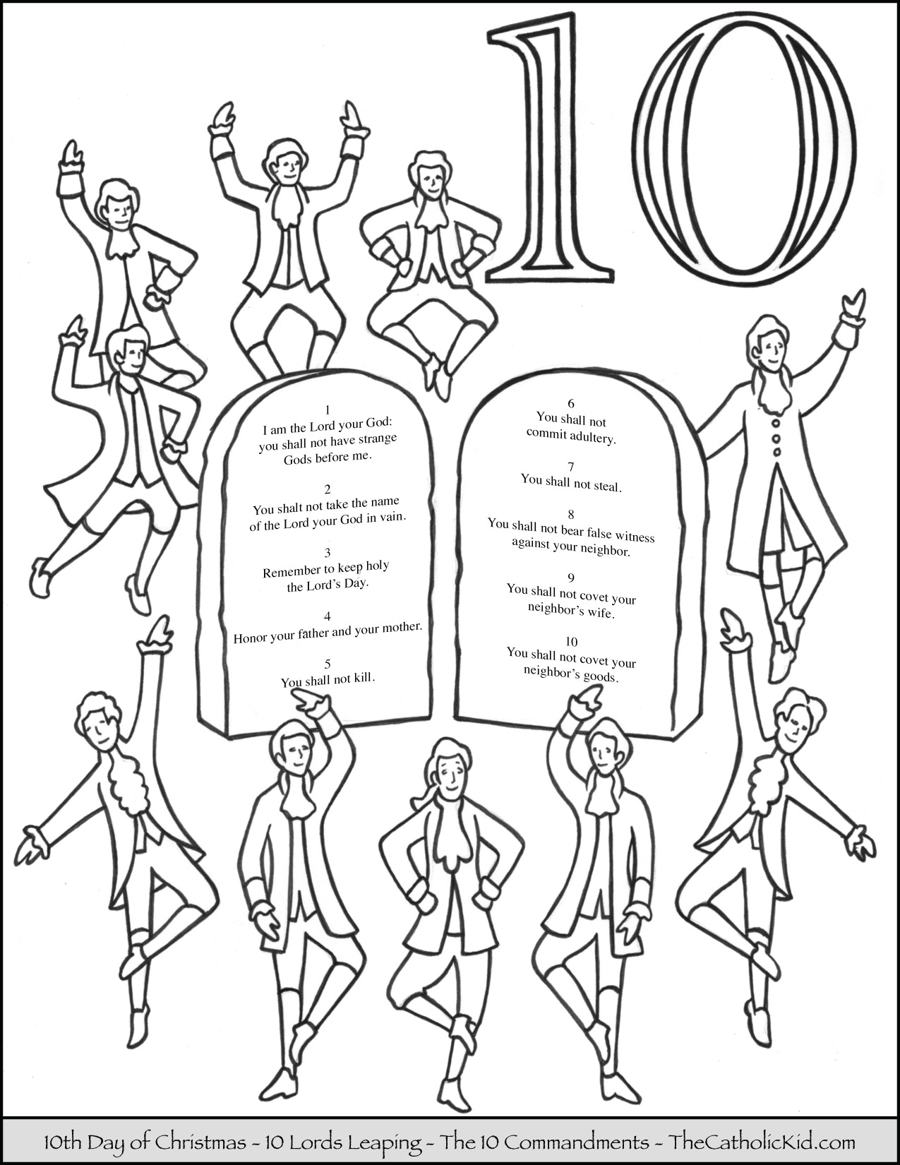 coloring pages 12 days of christmas