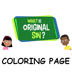 What is Original Sin? - Coloring Page - CatholicBrain.com