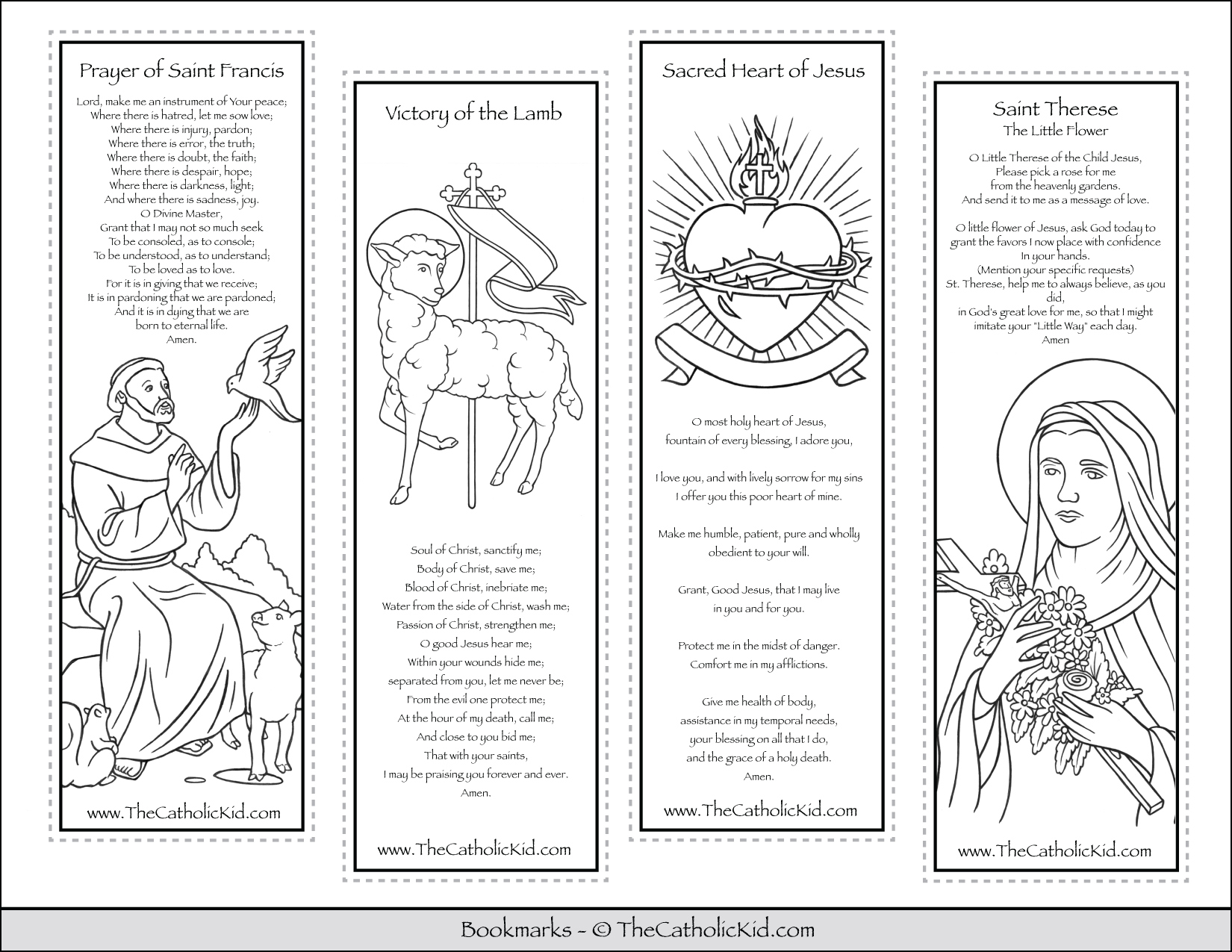 prayer of st francis coloring page