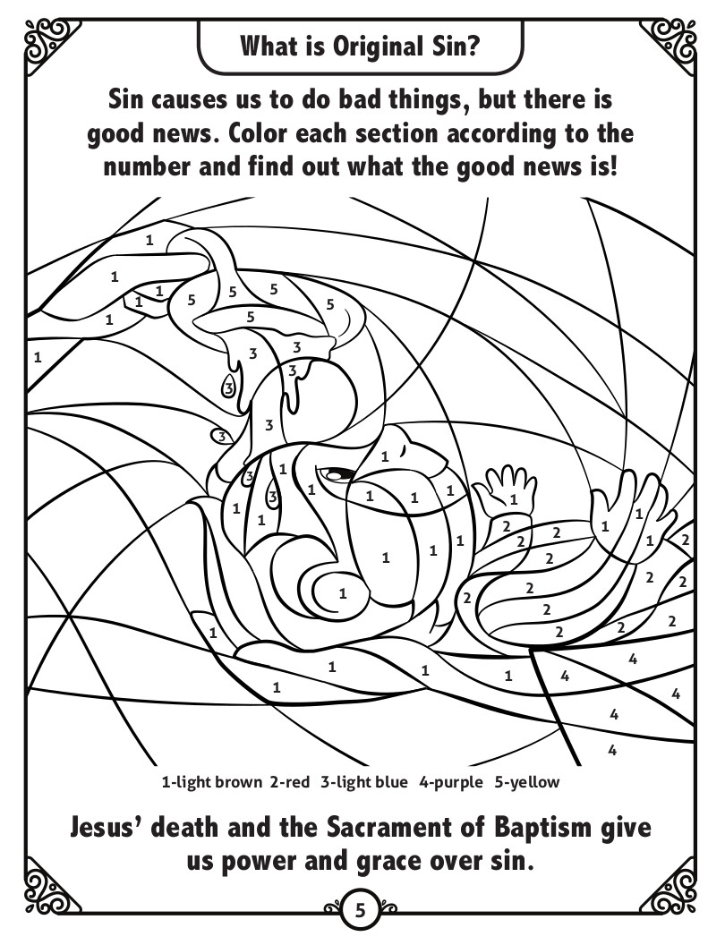 freedom from sin coloring page