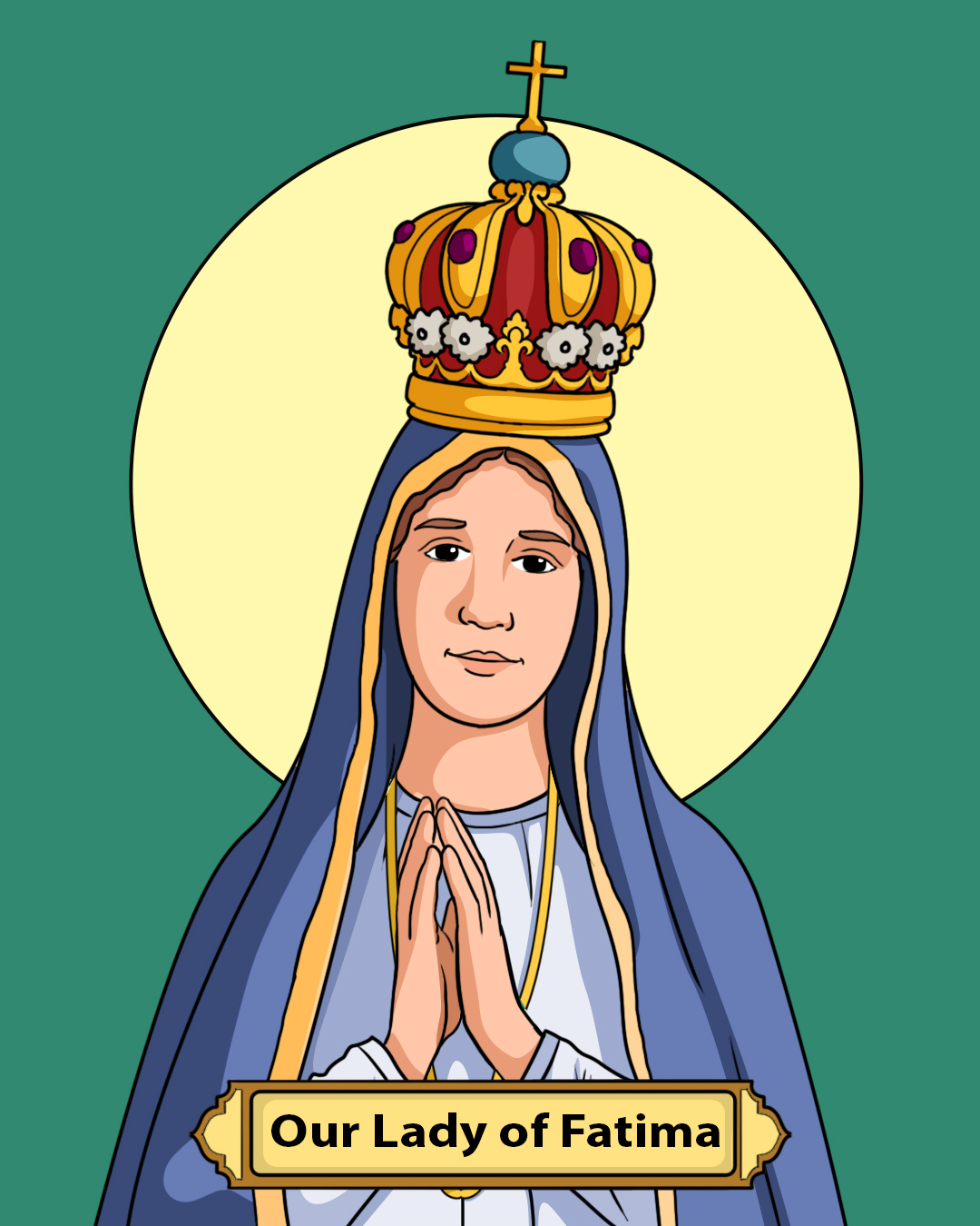 Our Lady of Fatima, May 13 - CatholicBrain.com