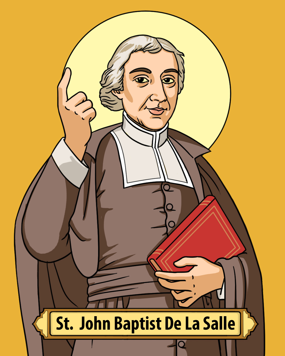 Saint John Baptist De La Salle, Feast Day April 7 - CatholicBrain.com