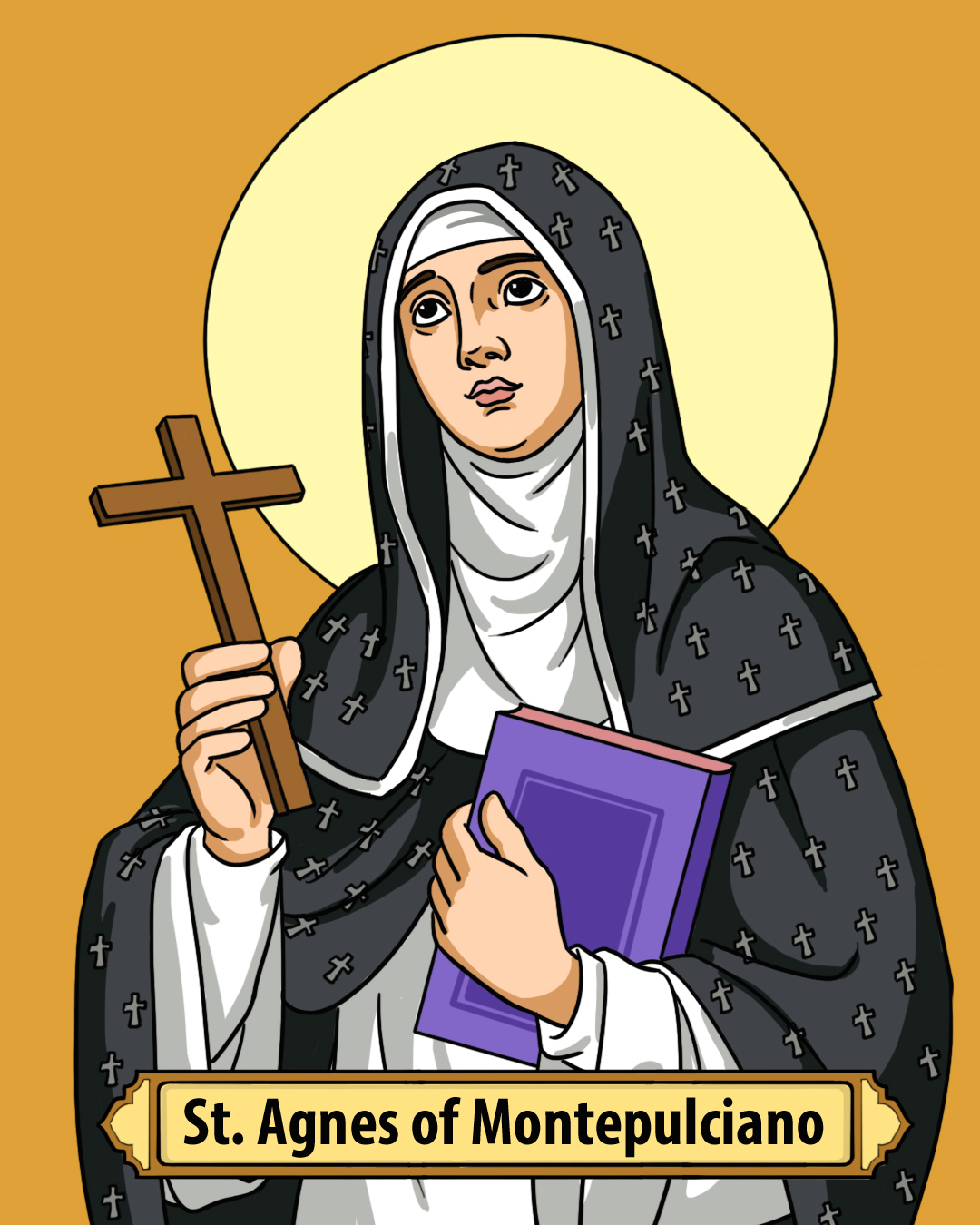 Saint Agnes Of Montepulciano Feast Day April 20 Catholicbrain