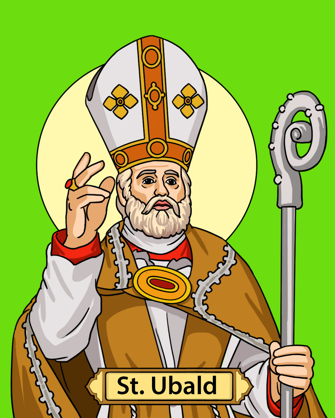 Saint Ubald, Feast Day May 16 - CatholicBrain.com