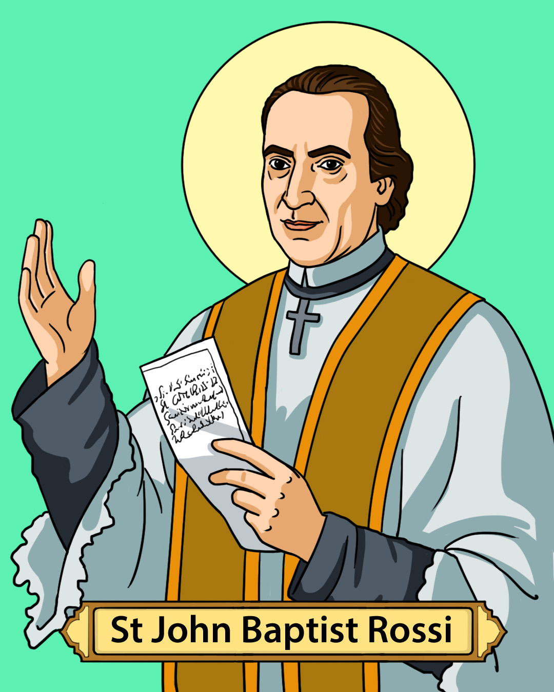 Saint John Baptist Rossi, Feast Day May 23 - CatholicBrain.com