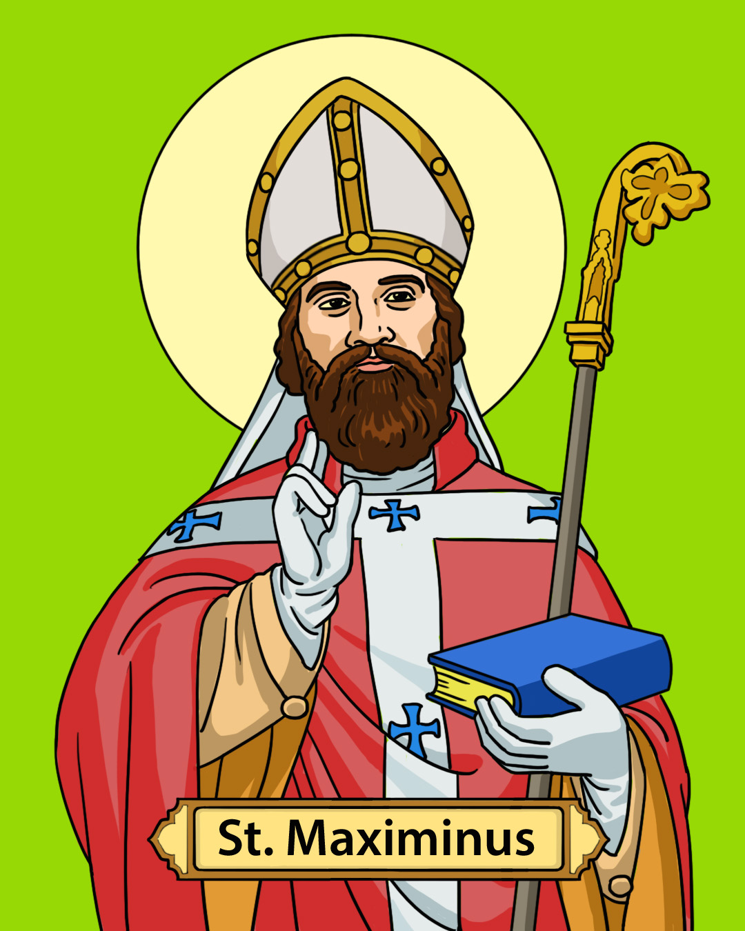St. Maximinus, Feast Day May 29 - CatholicBrain.com