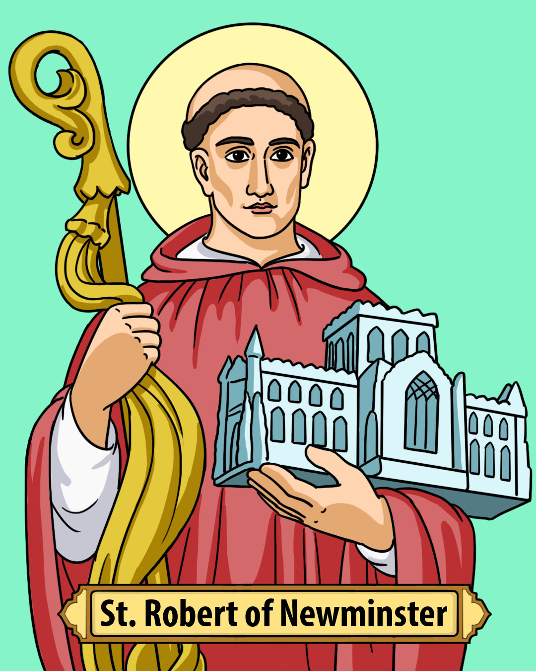Saint Robert of Newminster, Feast Day June 7 - CatholicBrain.com