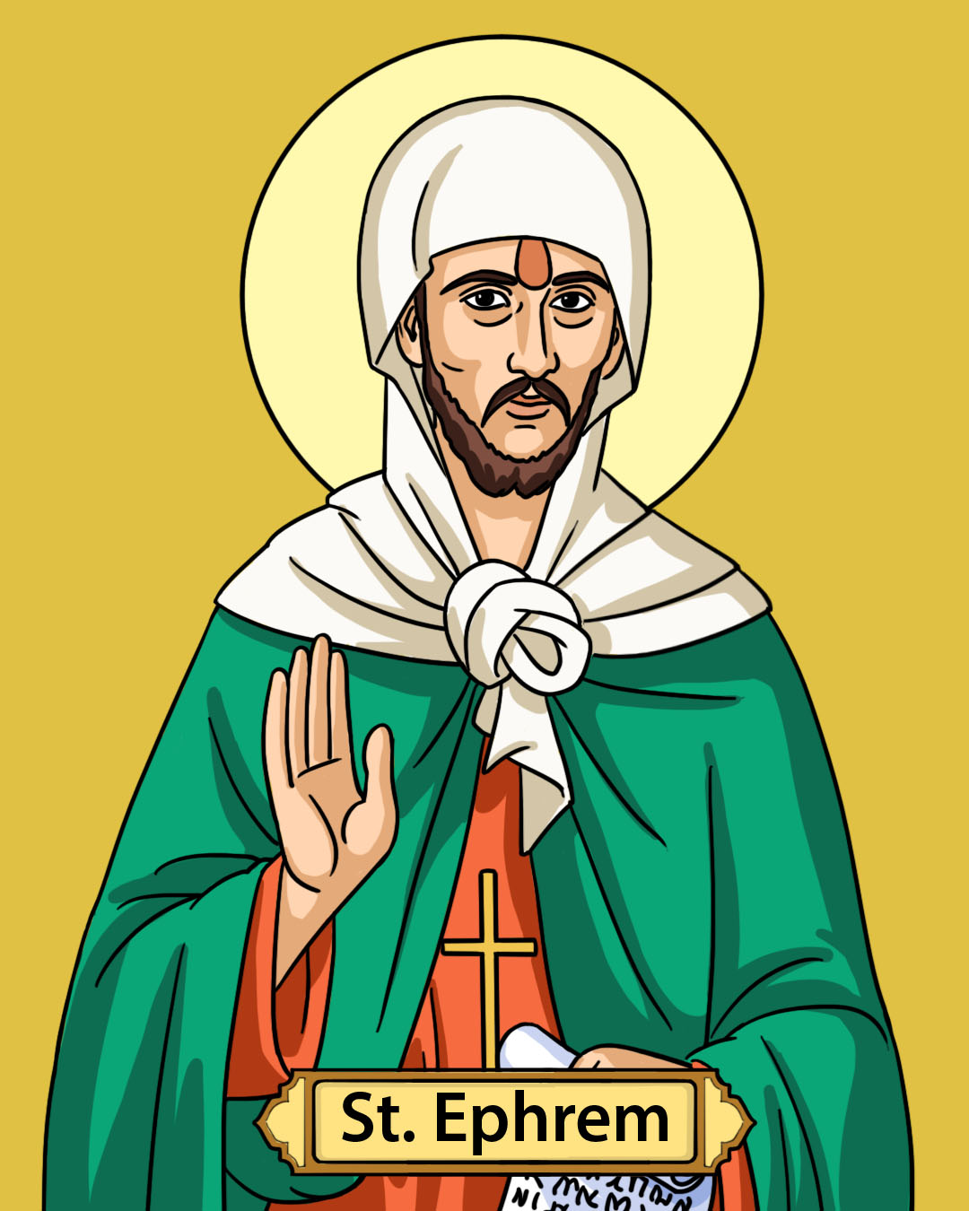 Saint Ephrem, Feast Day June 9 - CatholicBrain.com