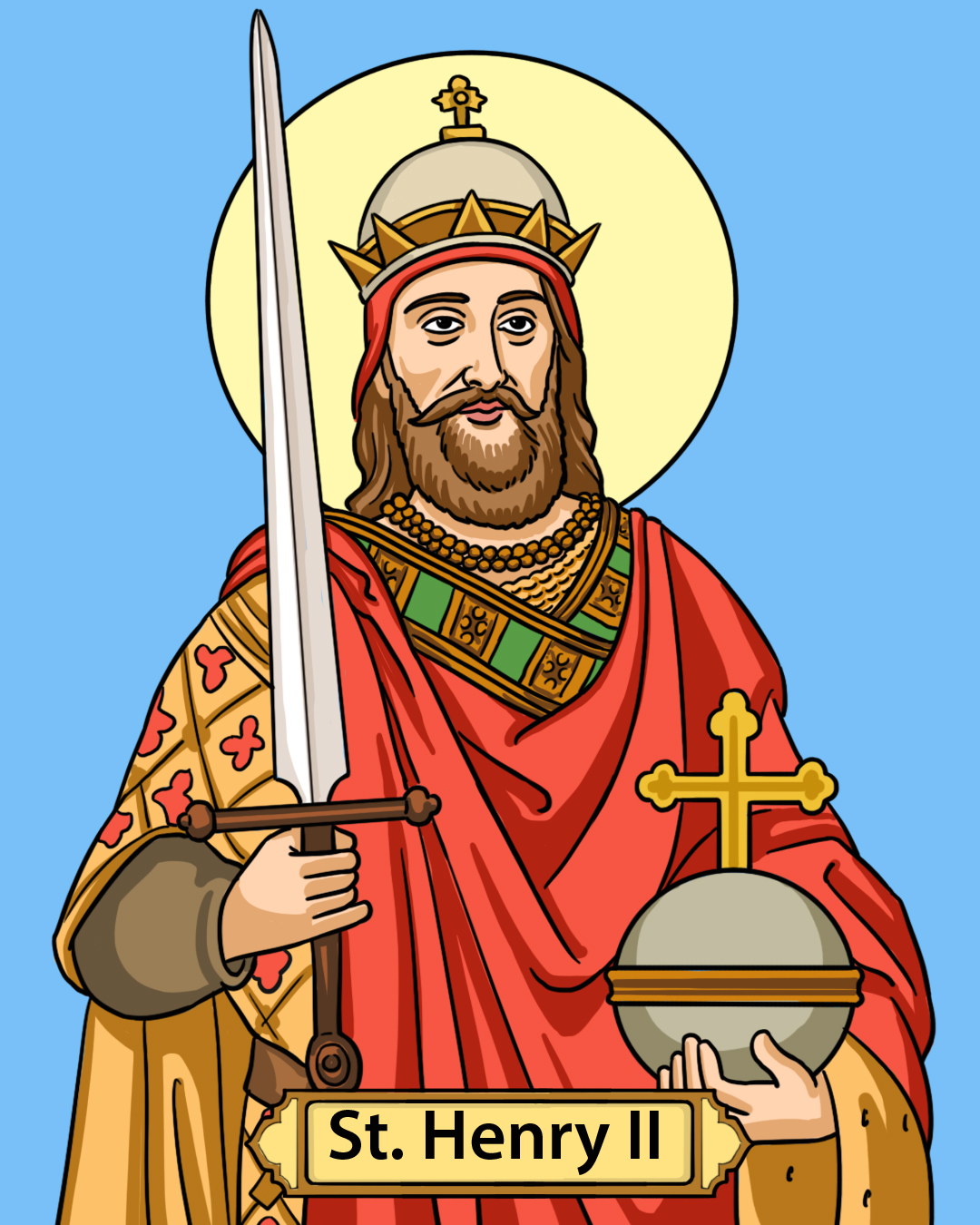 Saint Henry II, Feast Day July 13 - CatholicBrain.com