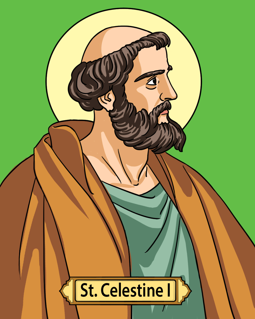 Saint Celestine I, Feast Day July 27 - CatholicBrain.com