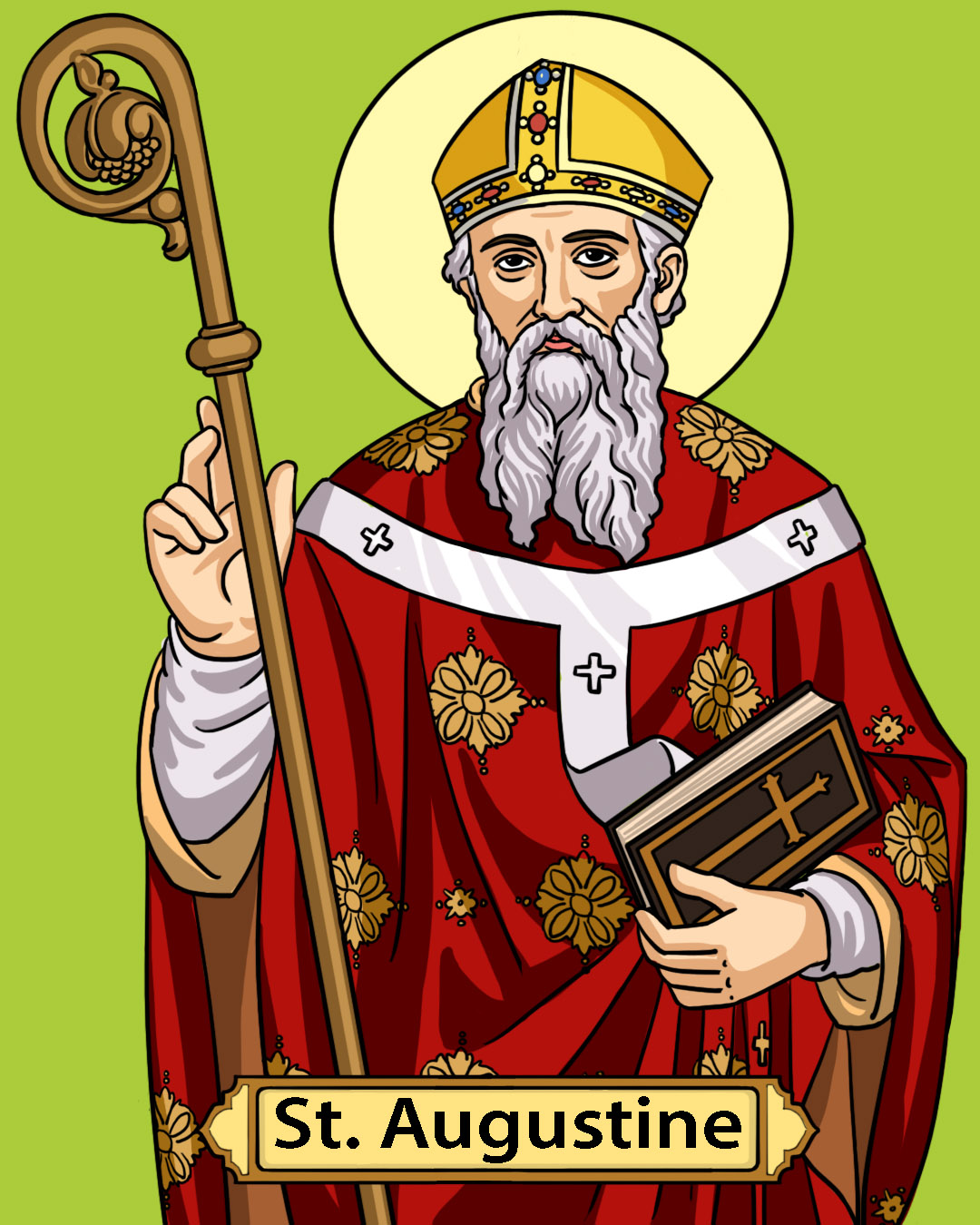 Saint Augustine, Feast Day August 28 - CatholicBrain.com