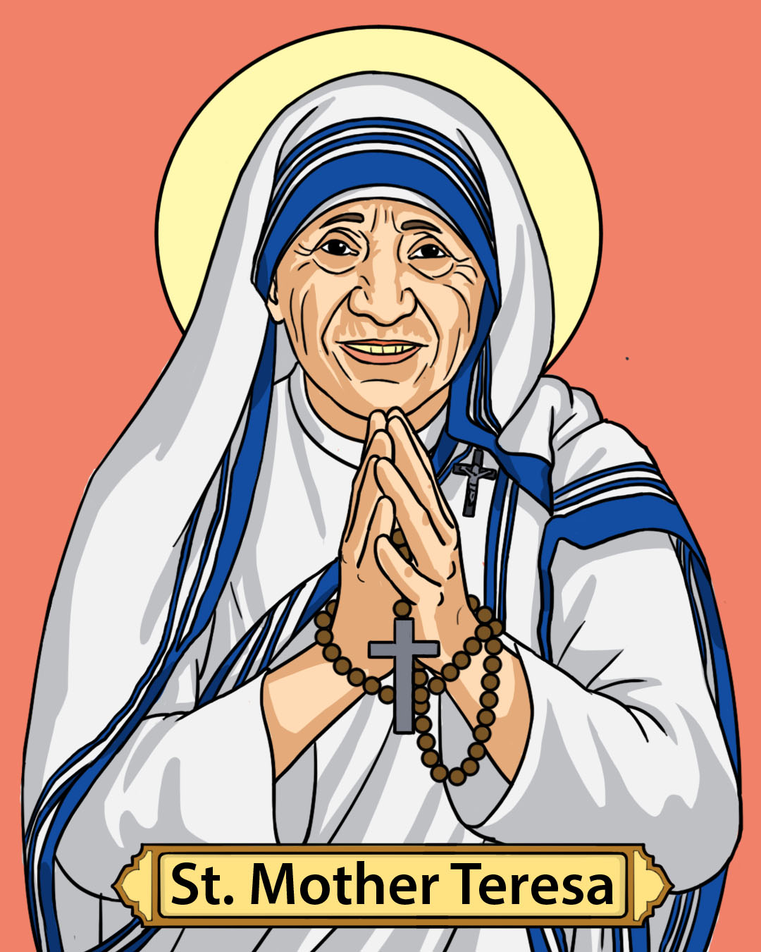 Saint Mother Teresa of Calcutta, Feast Day September 5 - CatholicBrain.com