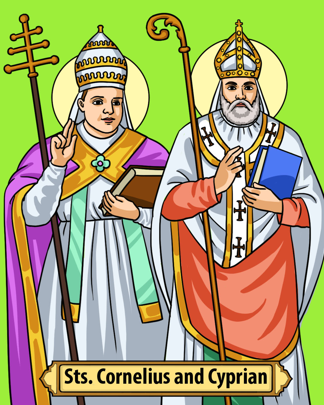 Saints Cornelius and Cyprian, Feast Day September 16 - CatholicBrain.com