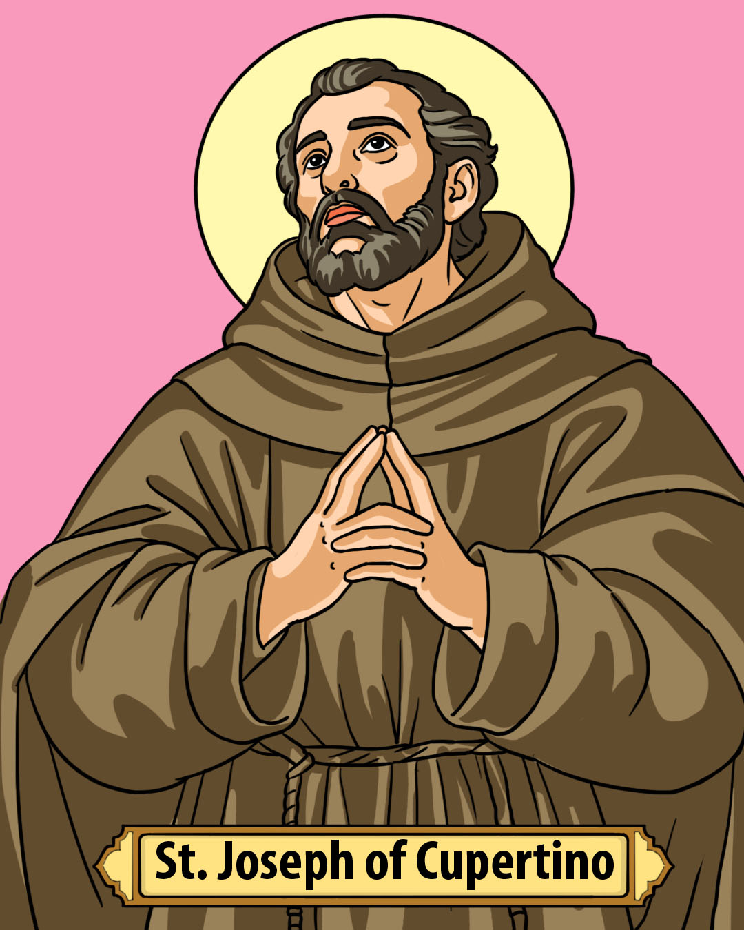 Saint Joseph of Cupertino, Feast Day September 18 - CatholicBrain.com