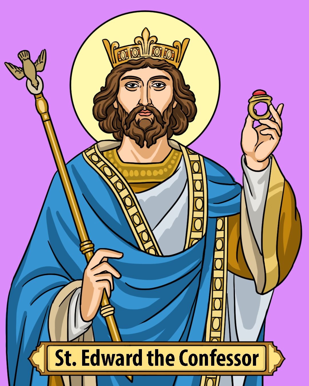 Saint Edward the Confessor, Feast Day October 13 - CatholicBrain.com