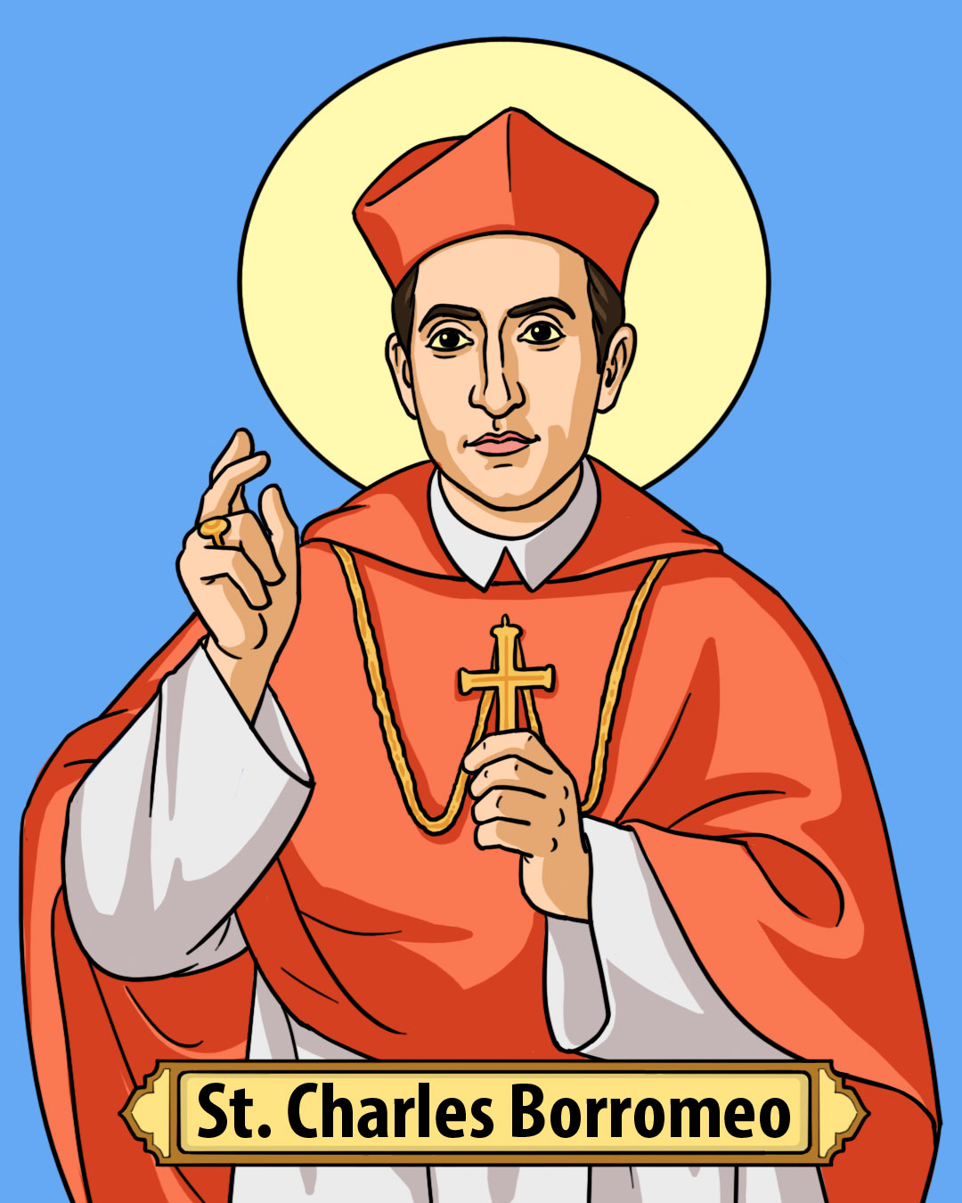 Saint Charles Borromeo, Feast Day November 4 - CatholicBrain.com