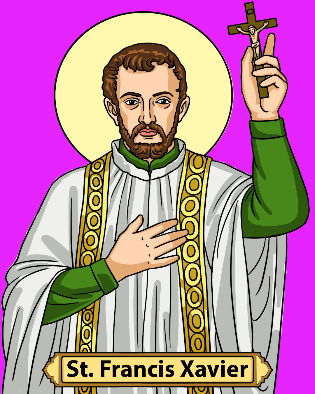 Saint Francis Xavier, Feast Day December 3 - CatholicBrain.com