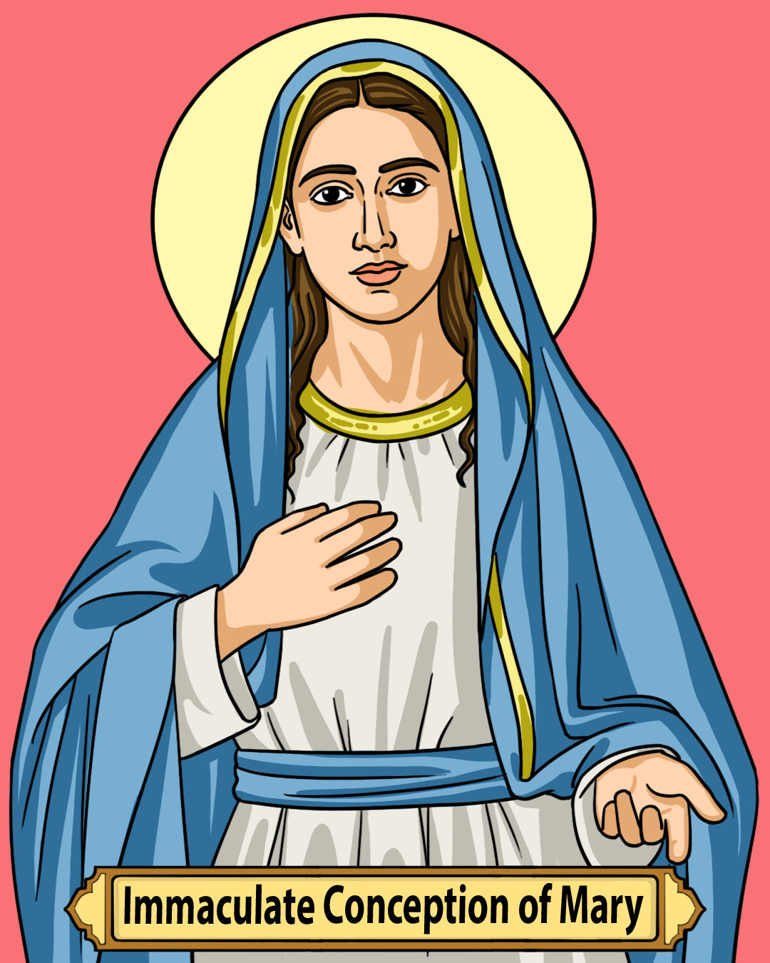 Immaculate Conception of Mary, Feast Day December 8 - CatholicBrain.com